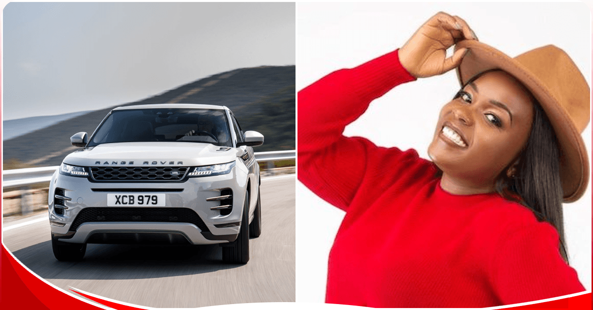 Celestine Ndinda Cruises in her New Range Rover