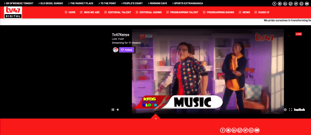 How to watch TV47 live online