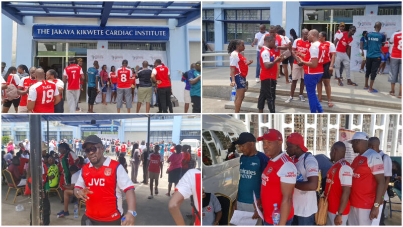African Arsenal fans gather in Dar es Salaam ahead of epic clash with ...