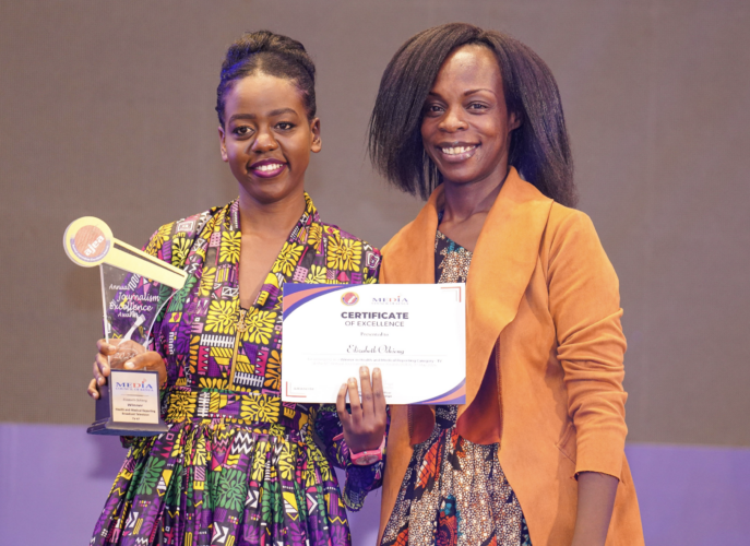 TV47's Elizabeth Atieno Ochieng wins 'Journalist of the Year' award