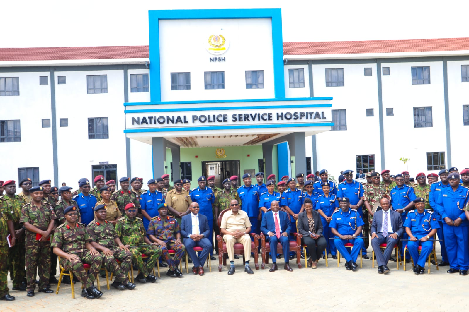 KDF hands over newly built modern hospital to Police