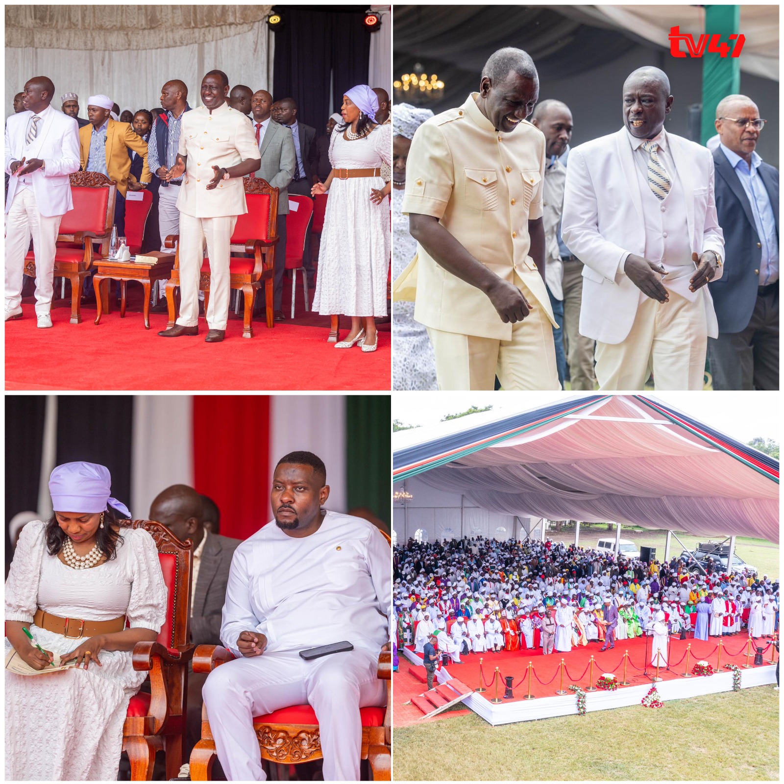 Ruto, Gachagua attend Akorino church service in Nakuru
