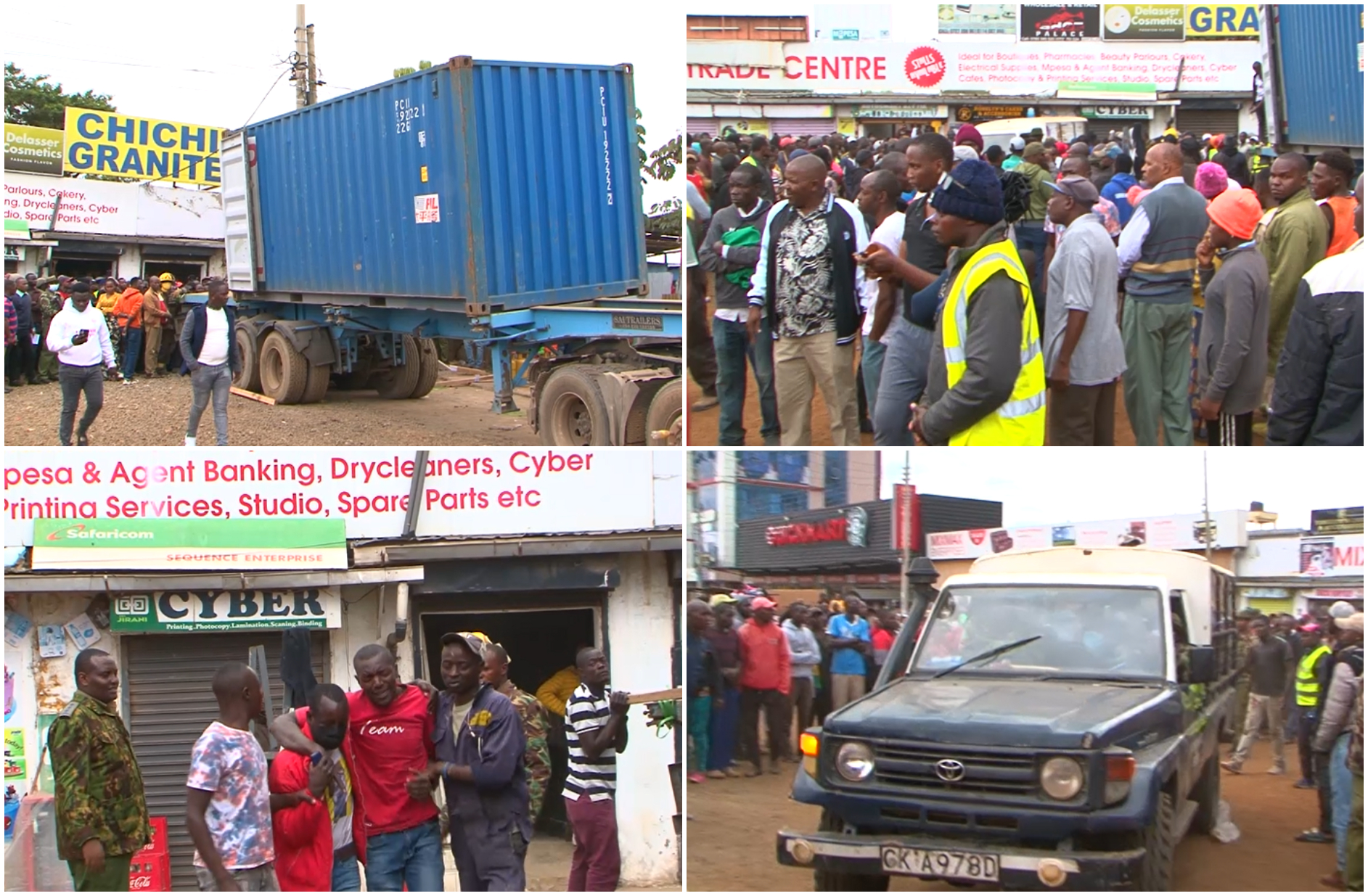 Three men die while offloading granite from a truck in Ruiru - TV47 Digital
