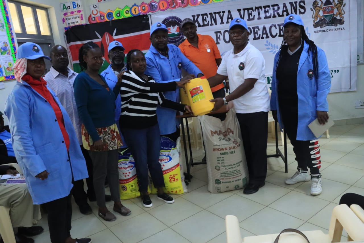 Retired KDF officers extend helping hand to retirees and families of ...