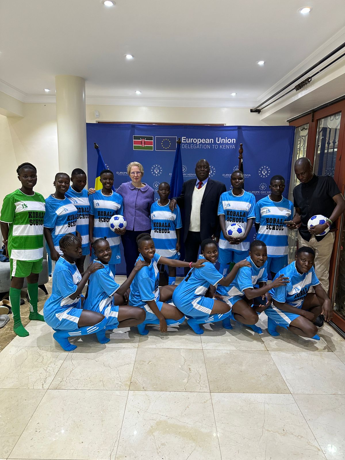 Photos: Kobala Girls and Highway Boys football teams in Romania - TV47 ...