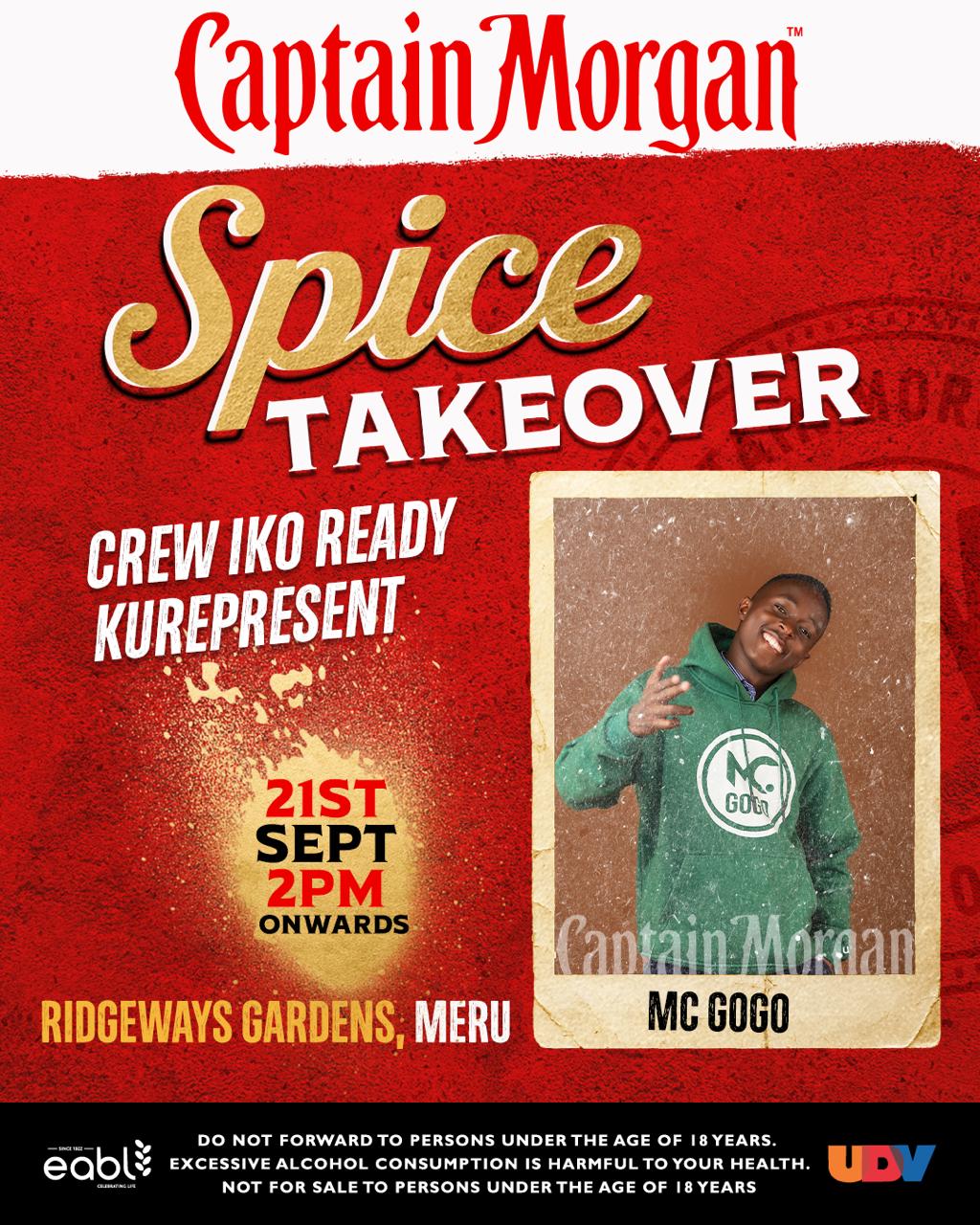 Captain Morgan to stage an epic spice takeover in Meru - TV47 Digital