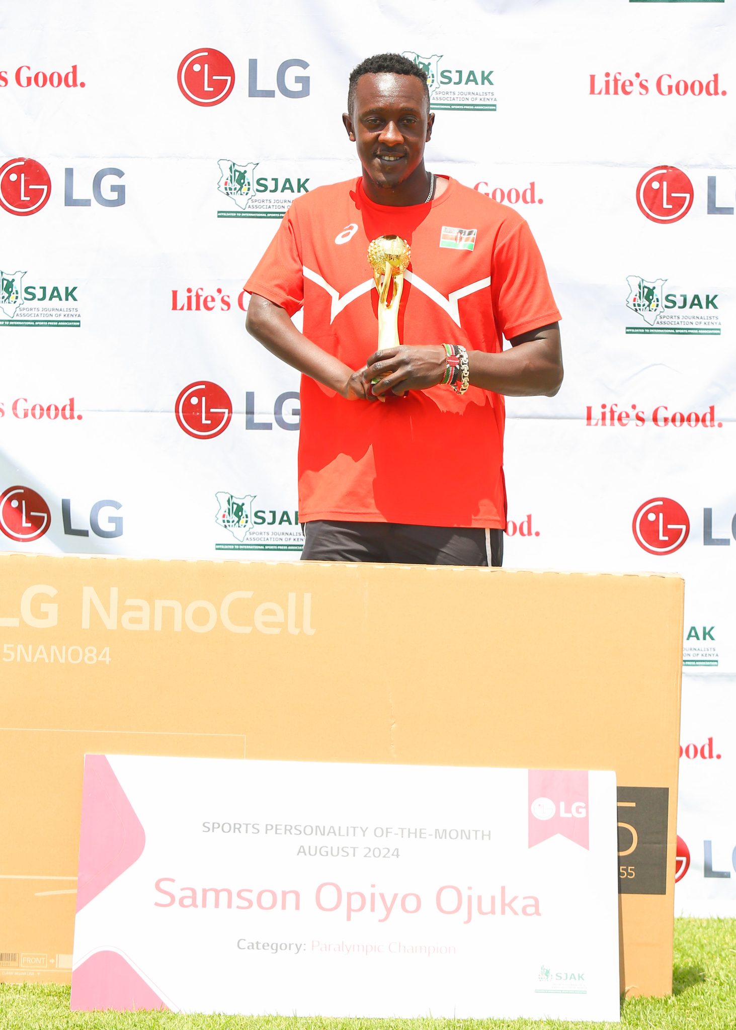 Ojuka named SJAK Sports Personality of the month for September 2024