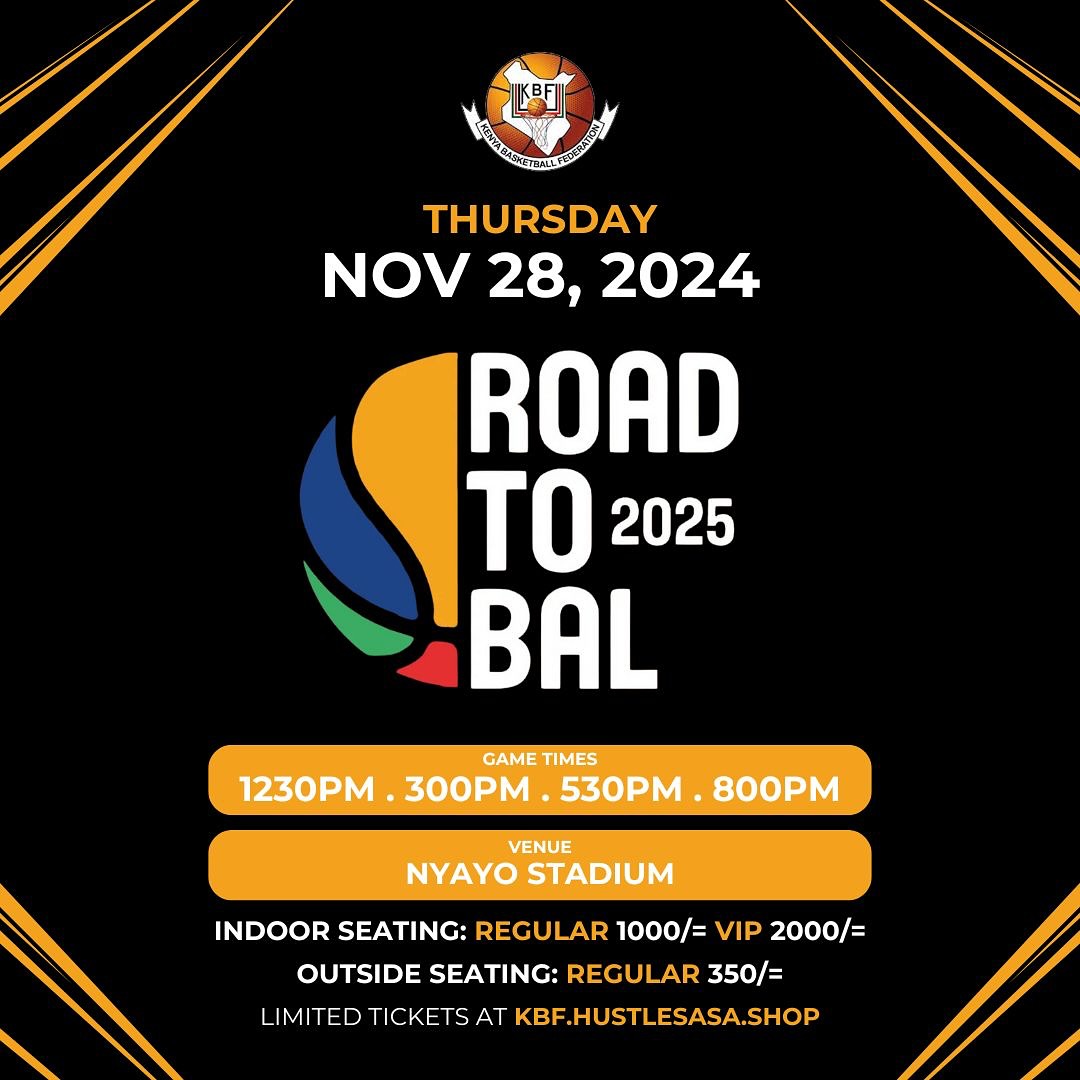 Kenya Basketball Federation announces fixtures and ticket prices for ...