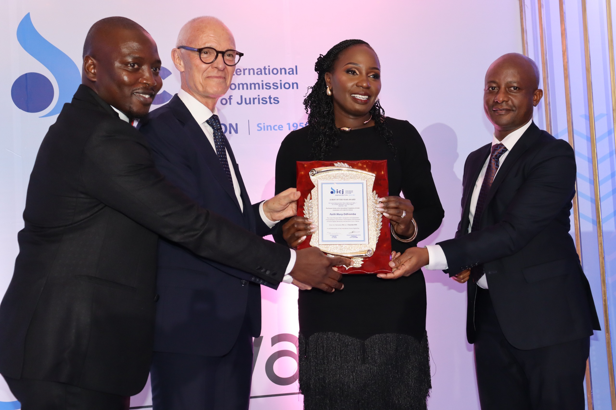 LSK President Faith Odhiambo feted Jurist of the Year for helping Gen Z ...
