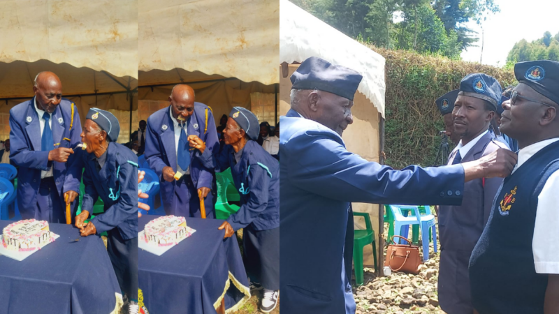 Pomp and colour as PCEA Boys & Girls Brigade visit 99-year-old senior ...