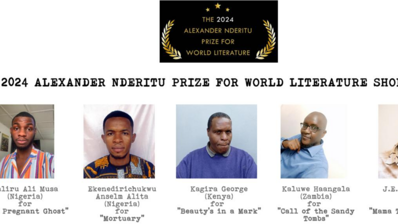 Alexander Nderitu Prize for World Literature announces shortlisted ...