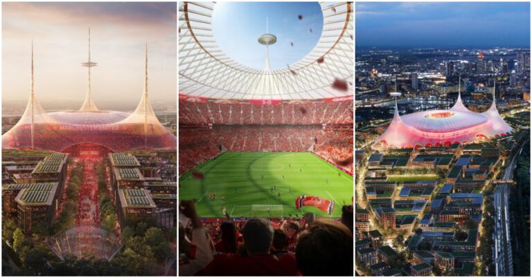 Manchester United unveils plans for 100,000-Seater stadium in Old ...