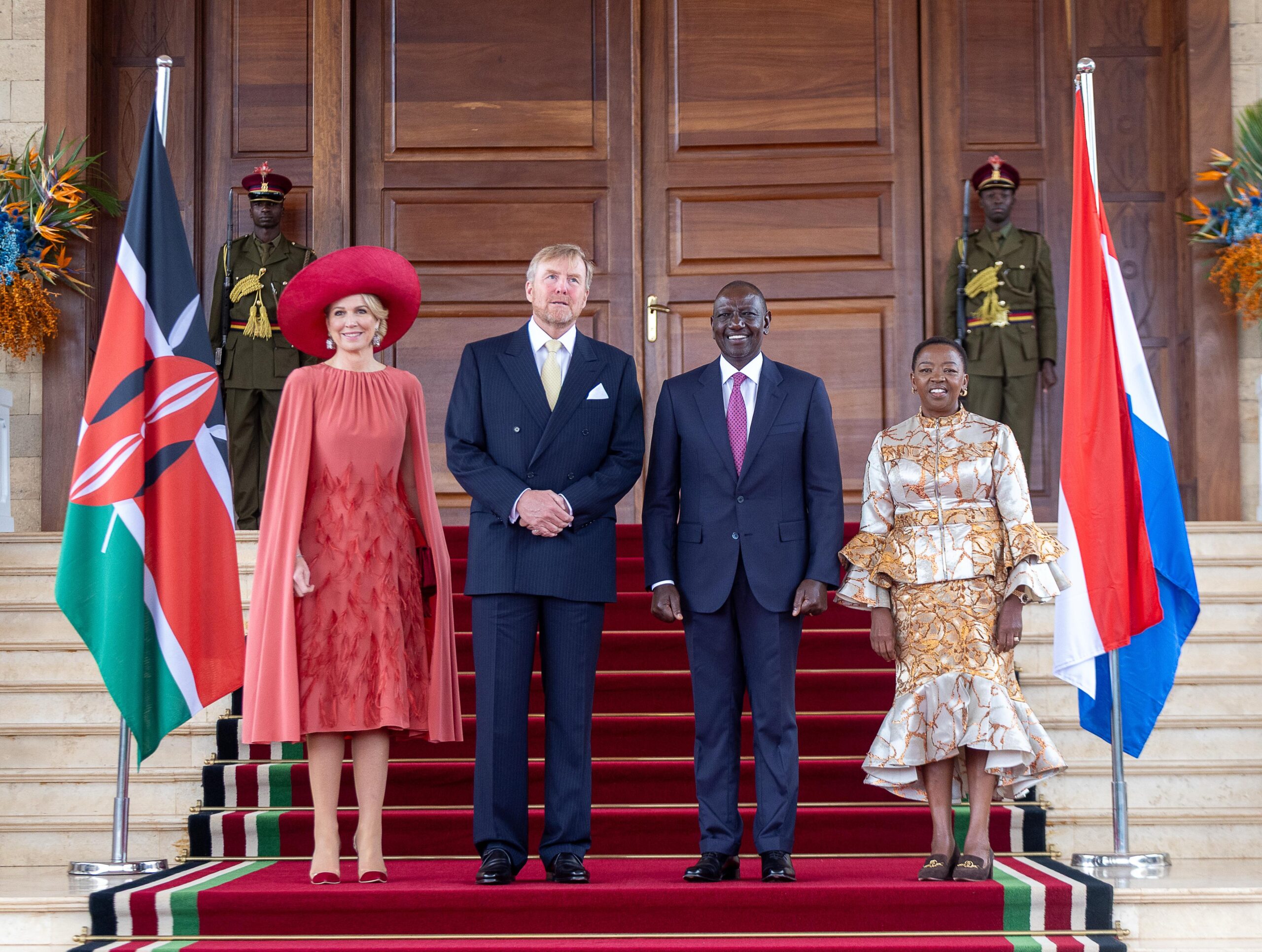 How President Ruto received King Willem-Alexander and Queen Máxima at ...