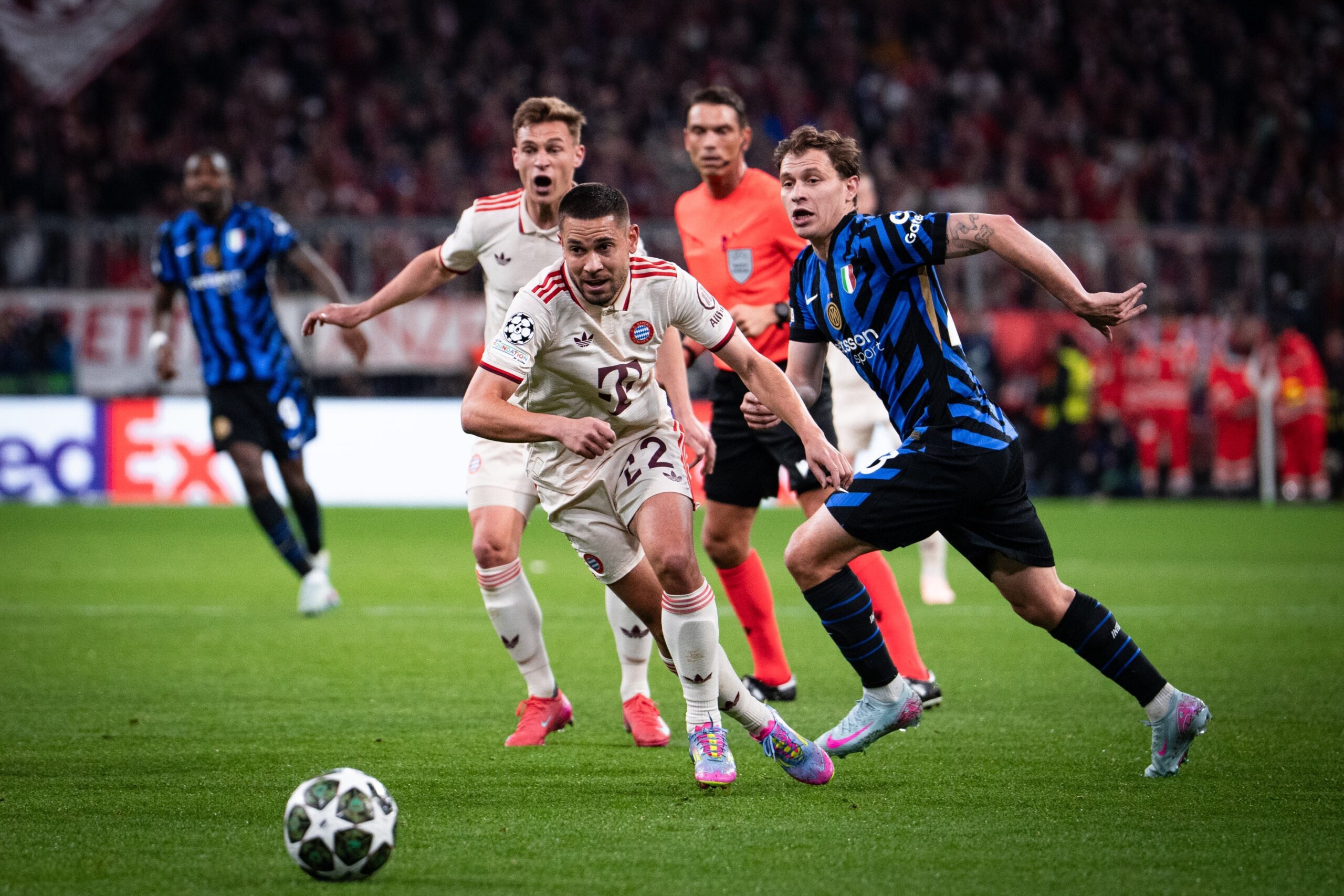 UCL :Davide Frattesi's late strike seals Inter’s 2-1 win over Bayern in ...
