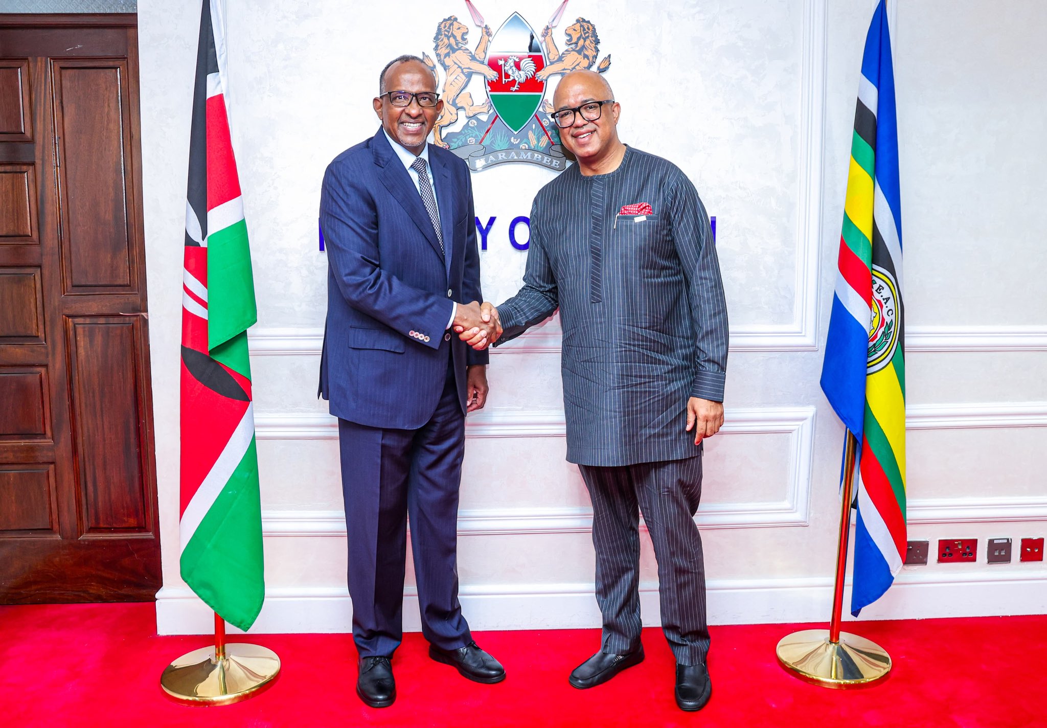 CS Duale hosts WHO Africa acting Regional Director