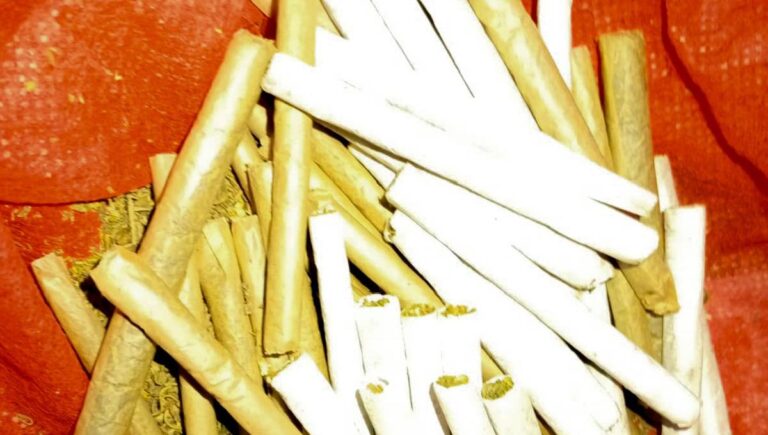 Kirwara man arrested with 63 rolls of bhang