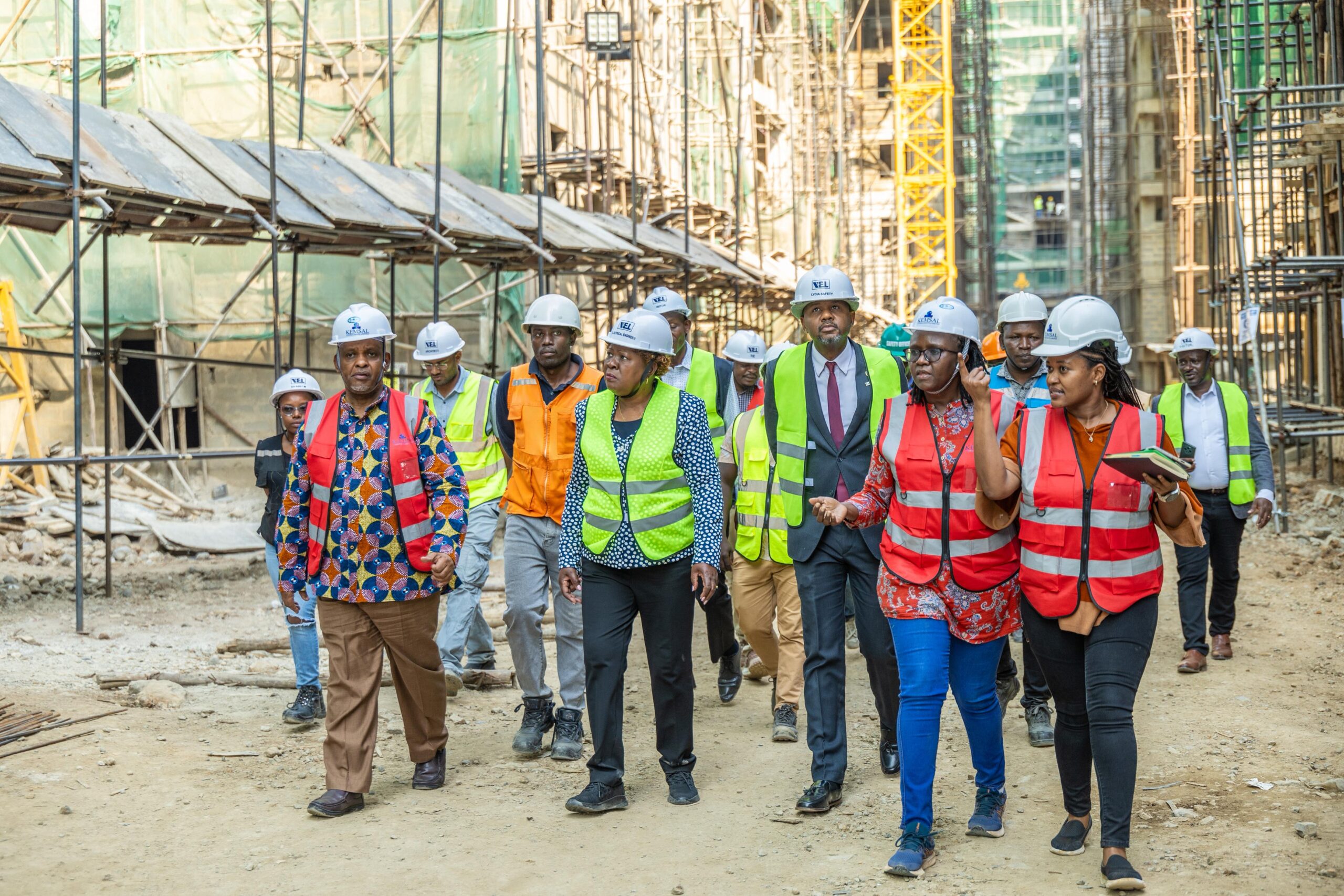 CS Wahome visits transformational Lumumba Affordable Housing Project in ...