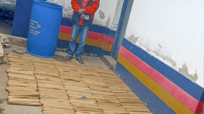 Notorious drug peddler arrested, 284 rolls of bhang recovered in Mombasa