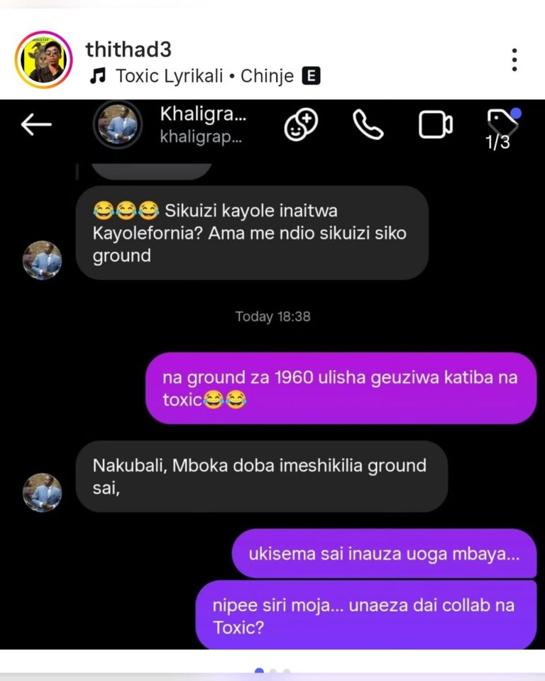 Khaligraph Jones hints at a major music collabo with Toxic Lyrikali ...