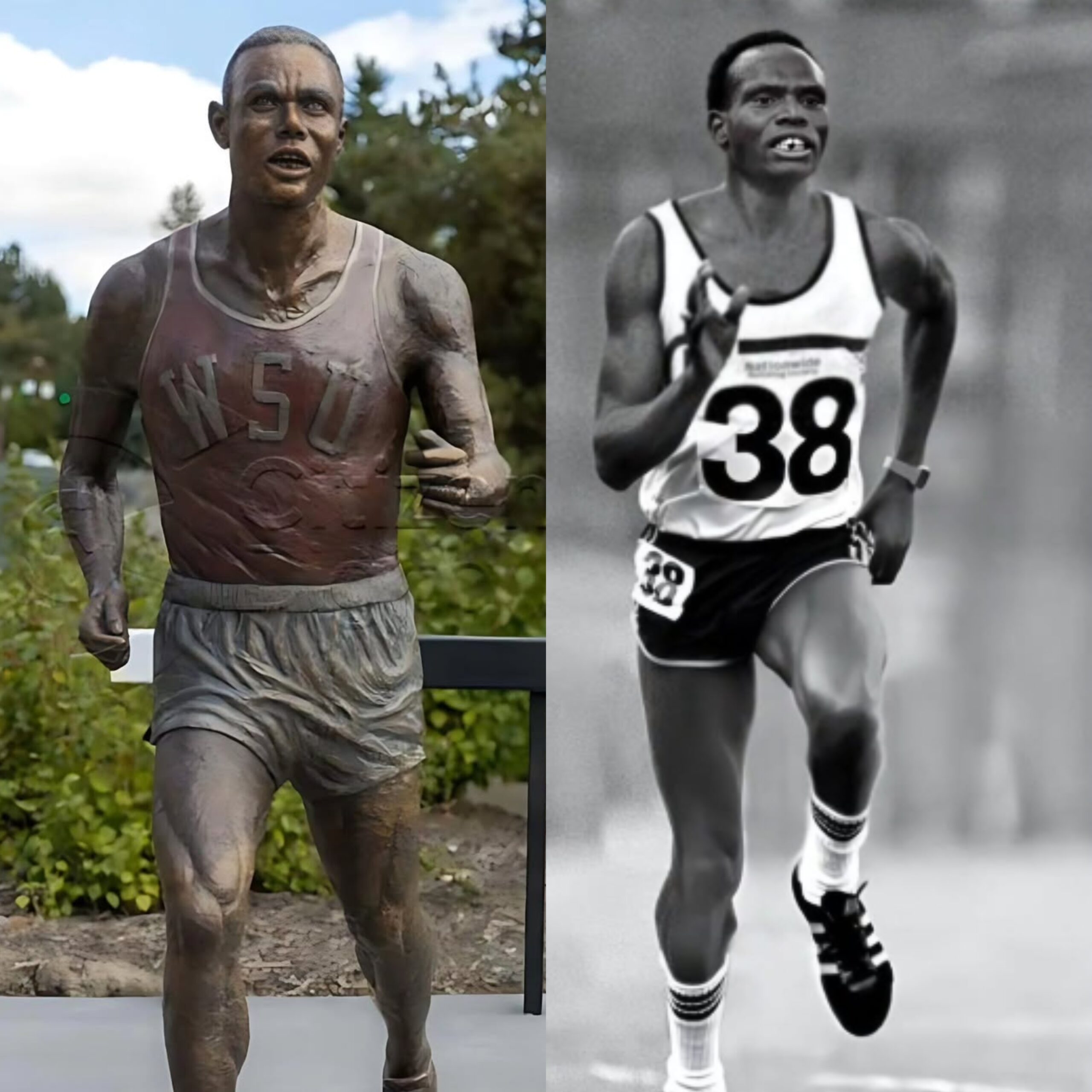 Washington State University honours Kenyan athlete with bronze statue