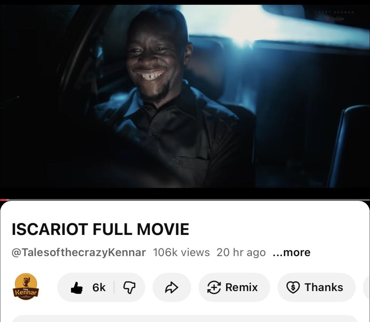 Crazy Kennar releases debut feature film 'Iscariot' with Oscar ...