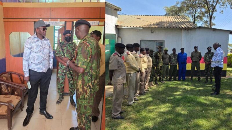 DIG Eliud Lagat opens new Lemok Police Post along Uasin Gishu–Nandi border - TV47 Digital