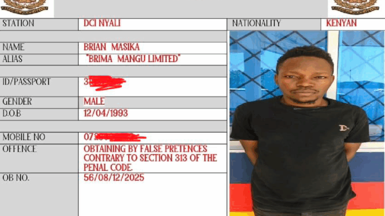 Police arrest notorious conman defrauding holidaymakers in Mombasa with ...