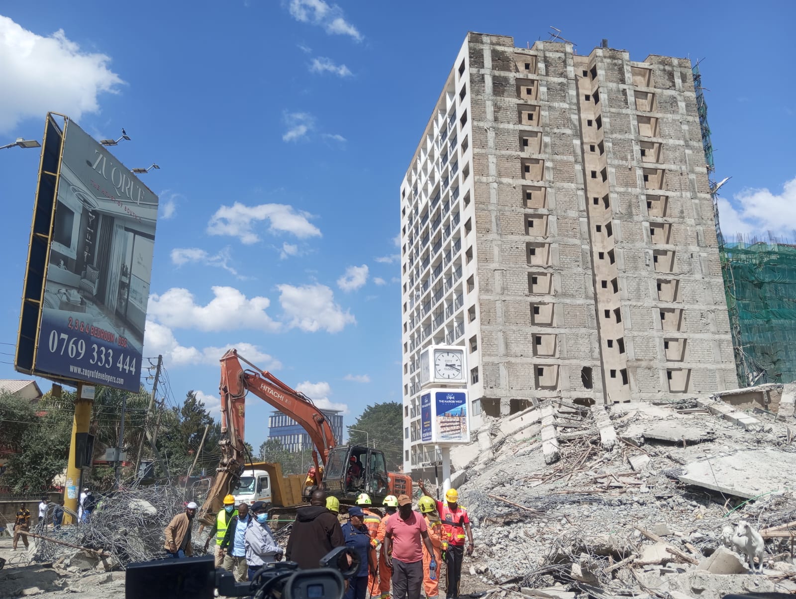 Building adjacent to 14-storey building that collapsed in South C ...